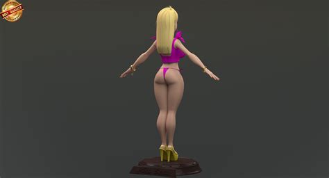 3d Model Cartoon Female Sexy