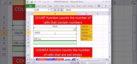 How To Use The COUNT And COUNTA Functions In Microsoft Excel