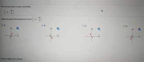 solved plot the point given in polar coordinates 2