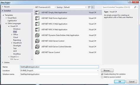 Implementing SiteMap In ASP NET