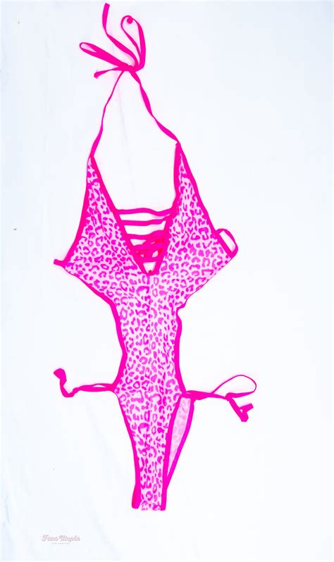 Lily Lou Pink Leopard Print Bodysuit Fans Utopia