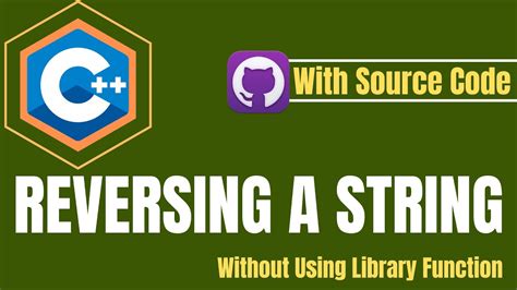 How To Reverse A String Without Using Library Function Complete C Project Urduhindi Youtube