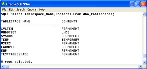 Oracle What Is Tablespace And Types Of Tablespace Poison World