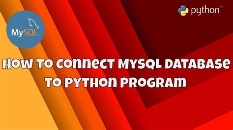 34 getting start with python how to connect mysql db to python program pymysql connection