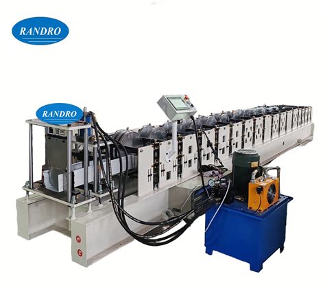 Galvanized Metal Rain Drain Gutter Profile Cold Rolling Forming Machine