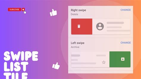 Slide Able List Tile Slideable Buttons Slideable Delete Button
