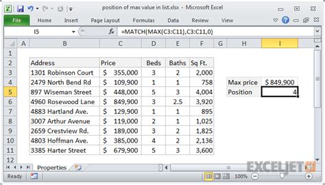Finding The Maximum Value In A Column In Excel Healthy Food Near Me