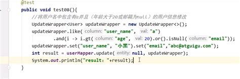 15 mybatis plus的querywrapper的查询、更新、删除的用法 bobo11021 博客园