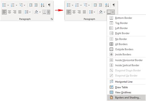 how to use paragraph borders and shading microsoft word undefined