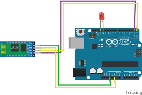 Arduino Bluetooth Module Circuit Diagram