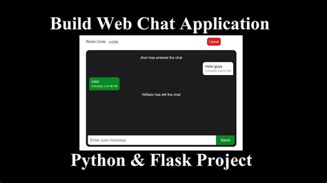 Created A Realtime Web Chat Application Using Python Flask SocketIO