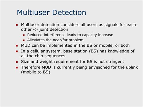 ppt multiuser detection for cdma systems powerpoint presentation free download id 252446
