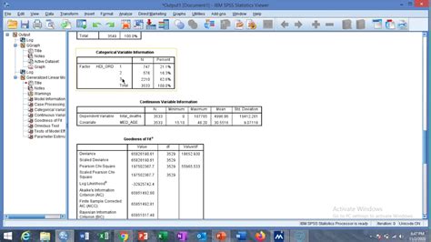 spss learning tutorial 13 generalized linear model for count data poisson regression model