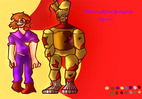 Redesign William Afton Springtrap My Au By Faina22 On Deviantart