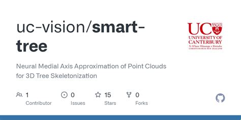 github uc vision smart tree neural medial axis approximation of point clouds for 3d tree