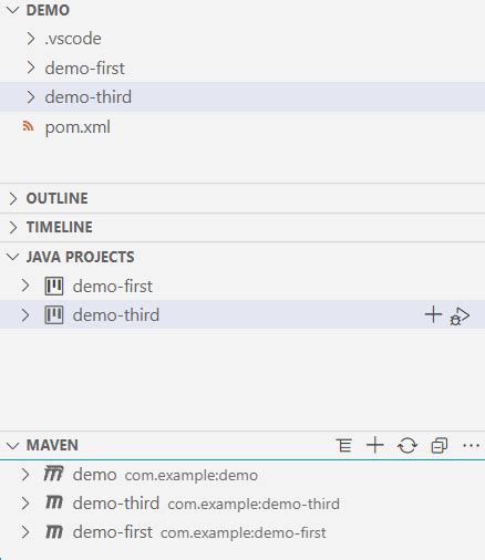 java how to create a multi module maven project in vscode stack overflow