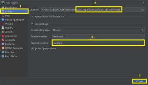 django quiz app with source code