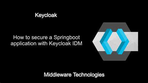 How To Secure A Springboot Application With Keycloak IDM Middleware
