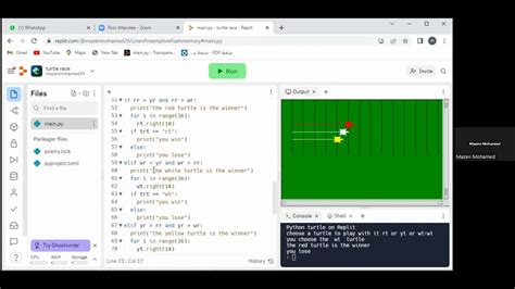 turtle race game python course youtube