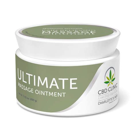 Cbd Clinic™ Ultimate Massage Ointment My Cbd Solution