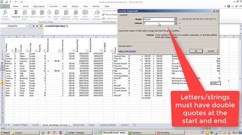 9 MS Excel Count Functions YouTube