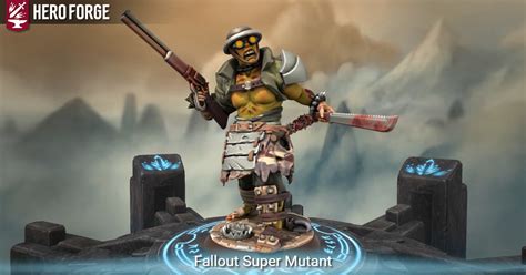 Fallout Super Mutant Made With Hero Forge