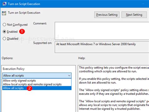 Execution Policy Powershell