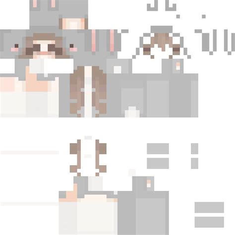 Minecraft Girl Skins Layout