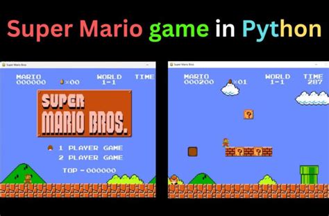 Super Mario Game In Python Using Pygame Copyassignment