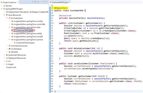 hướng dẫn xử lý database trong spring mvc 5 với hibernate