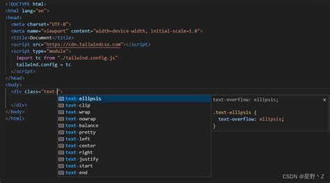 tailwindcss在使用cdn引入静态html的时候，vscode默认不会提示问题 tailwindcss cdn csdn博客
