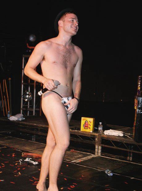 Topless Naked Male Celebrities Olly Murs Topless On Stage