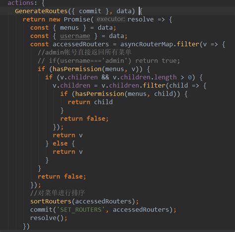 javascript 手把手教你搞定权限管理，结合vue实现菜单的动态权限控制！ mall学习教程 segmentfault 思否