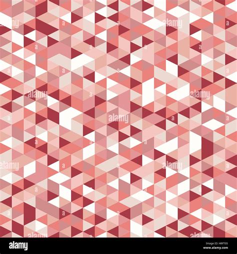 retro style triangle pattern randomly colored triangles vertical layout colors of coral