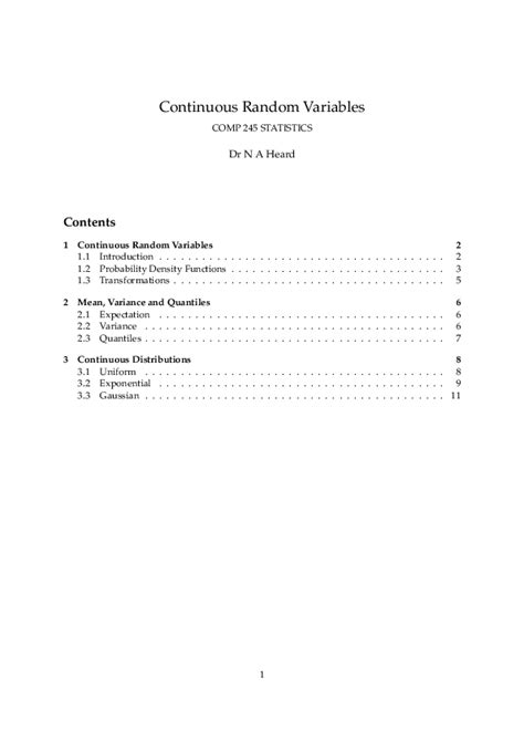 pdf continuous random variables comp 245 statistics muhammad awais