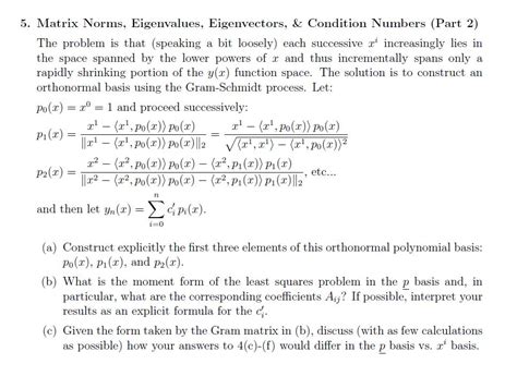 5 matrix norms eigenvalues eigenvectors and
