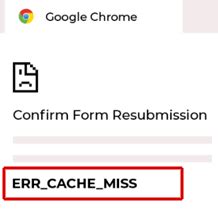 Err cache miss ошибка на андроиде что делать