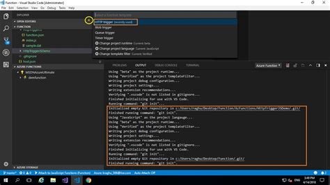 deploy function app to azure
