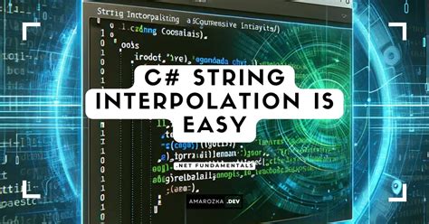 C String Interpolation Is Easy Tutorial 5 Examples Net Code Chronicles