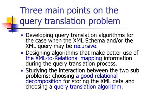 ppt processing xml data using a relational database schema based xml storage powerpoint