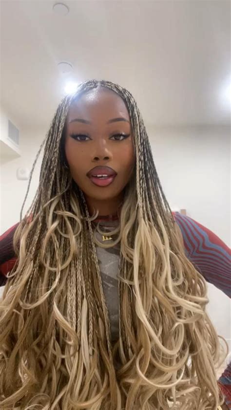 Pre Curled Braiding Extensions Natural Hair Styles Long Braids Single Braids Hairstyles Artofit