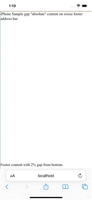 Css IOS 15 Safari Floating Address Bar Stack Overflow