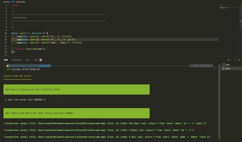 Guanguans Laravel Dump Sql Packagist