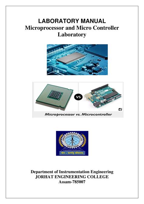 microprocessor lab laboratory manual microprocessor and micro controller laboratory department