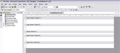 Introduction To Crystal Reports NET
