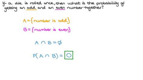 Question Video Finding The Probability Of Intersection Of Two Mutually