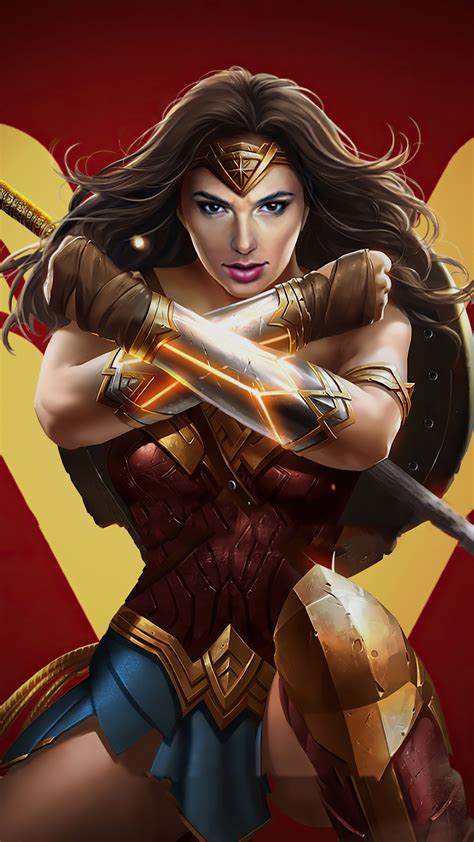 2160x3840 Wonder Woman Dc Injustice 2 Mobile Sony Xperia Xxzz5 Premium Hd 4k Wallpapers