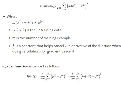 cost function in linear regression shiksha online