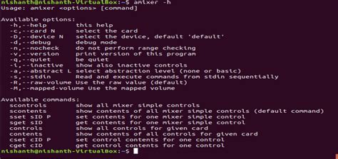 Commande Amixer Sous Linux Avec Des Exemples StackLima