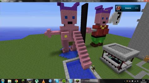 Minecraft Building A Wierd Naked Woman YouTube